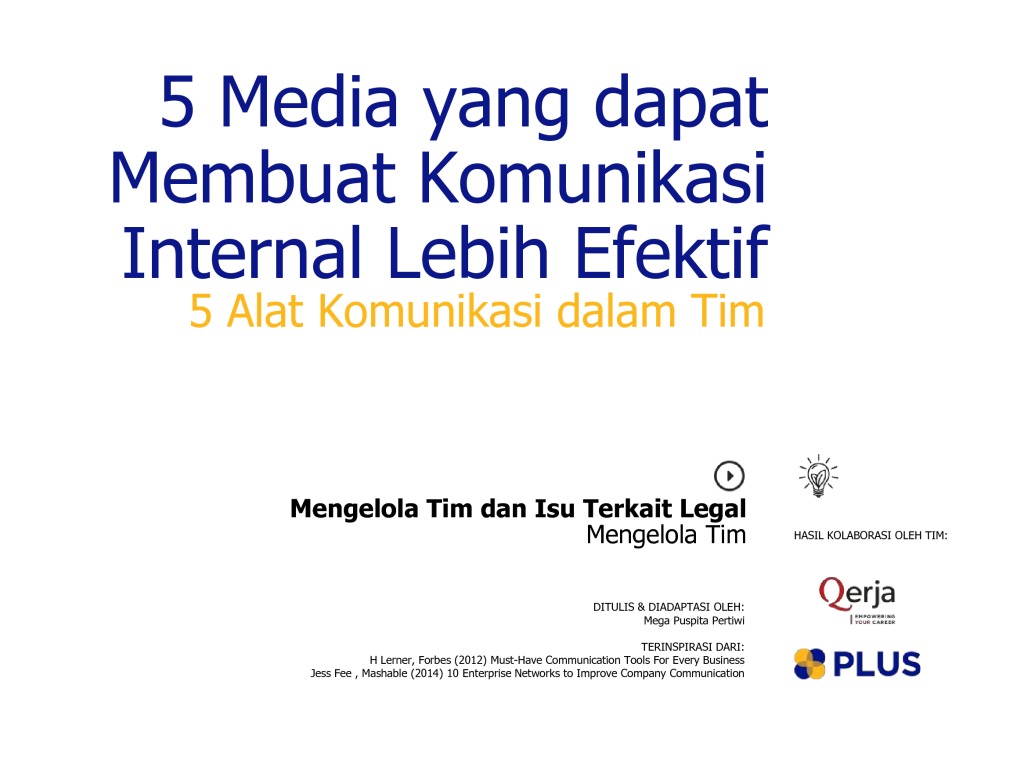 10 Jenis Media Humas Internal yang Efektif untuk Komunikasi